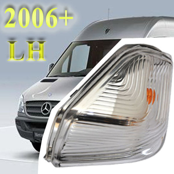 VW Crafter Wing Mirror Side Indicator Repeater Lens Passenger Side Bod ...